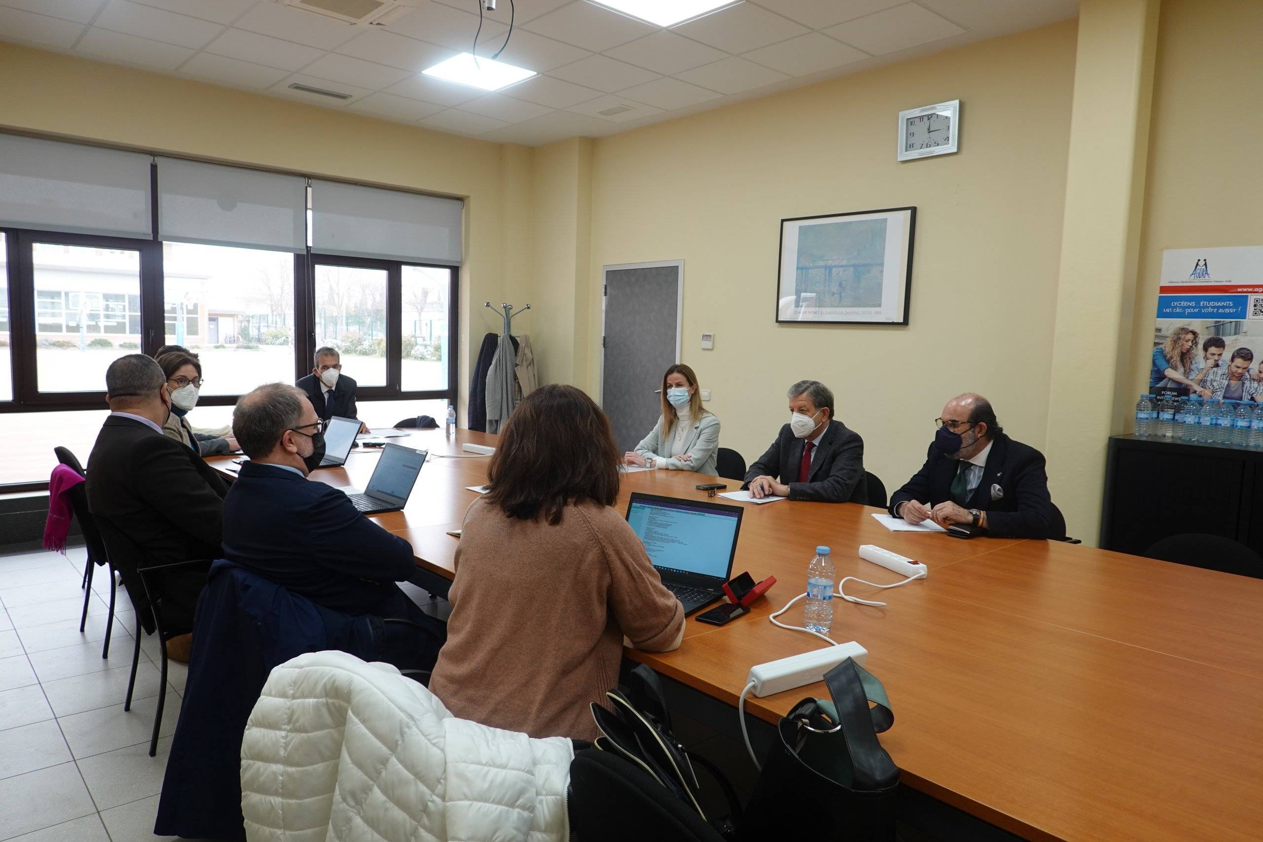Reunión con la Dirección de la Misión Laica Francesa en el Liceo Molière